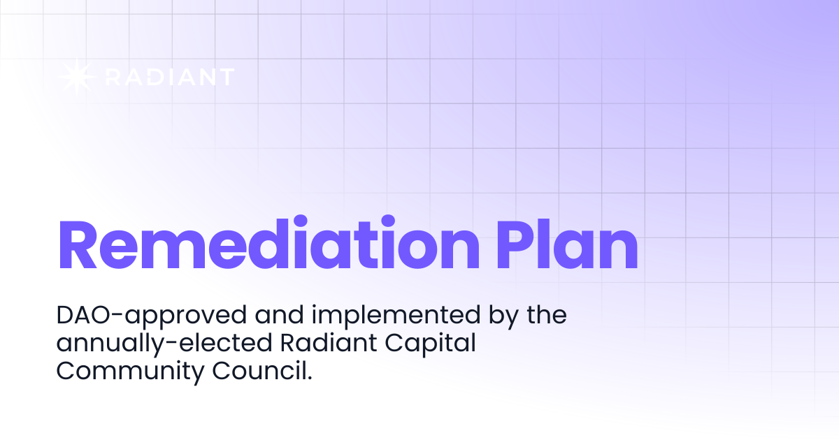Remediation Plan | Radiant Docs