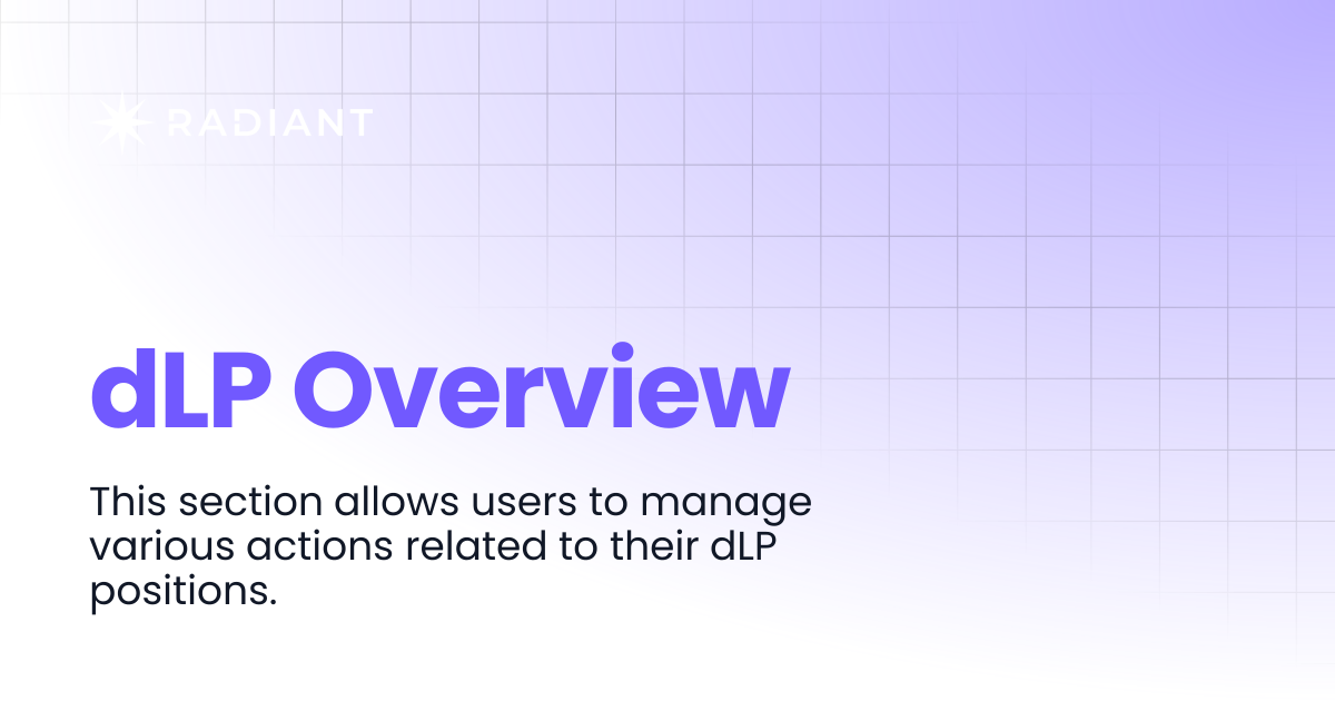 dLP Overview | Radiant Docs