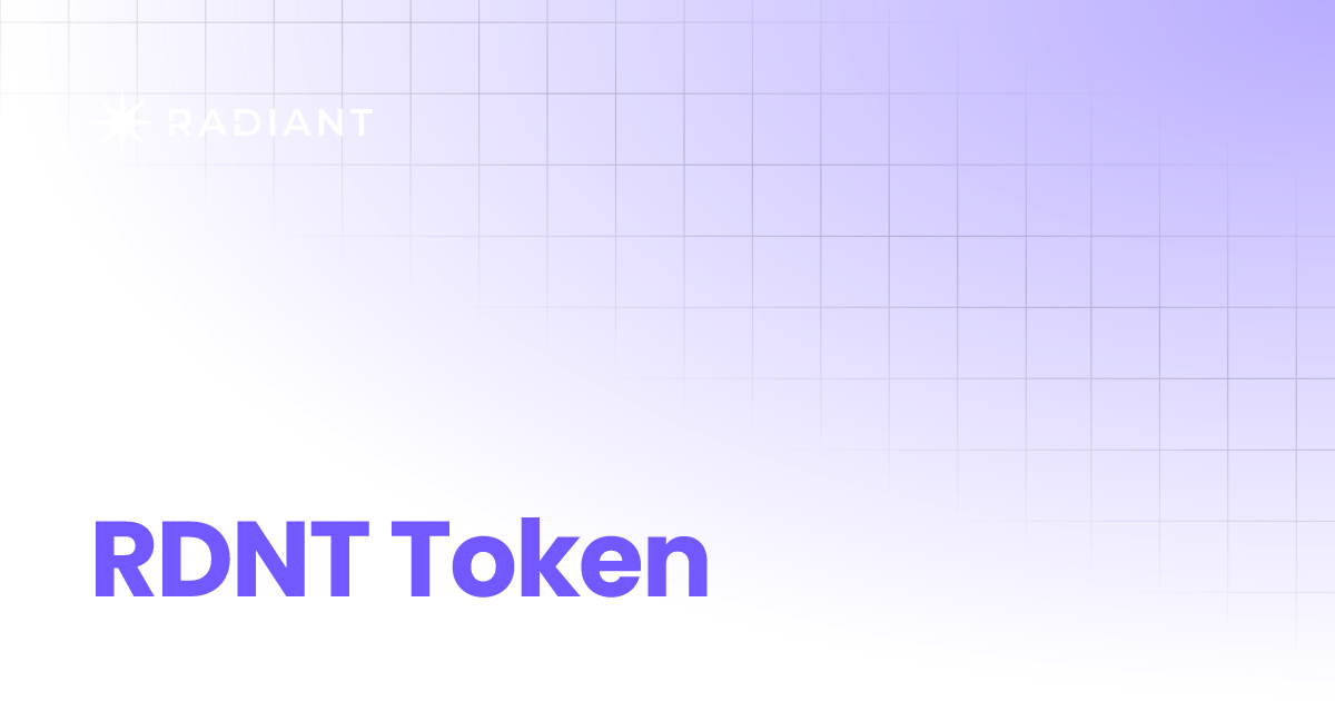 RDNT Token | Radiant Docs